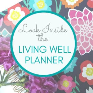 Look Inside the New Living Well Planner (compare to the old version!)
