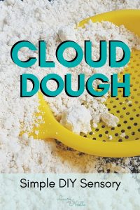 DIY Sensory Cloud Dough || Aromatherapy for Kids
