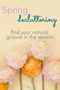 Spring Decluttering || Using the Seasons to Jumpstart Minimizing Success