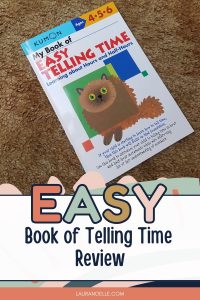 My Book of Easy Telling Time || Timberdoodle Review