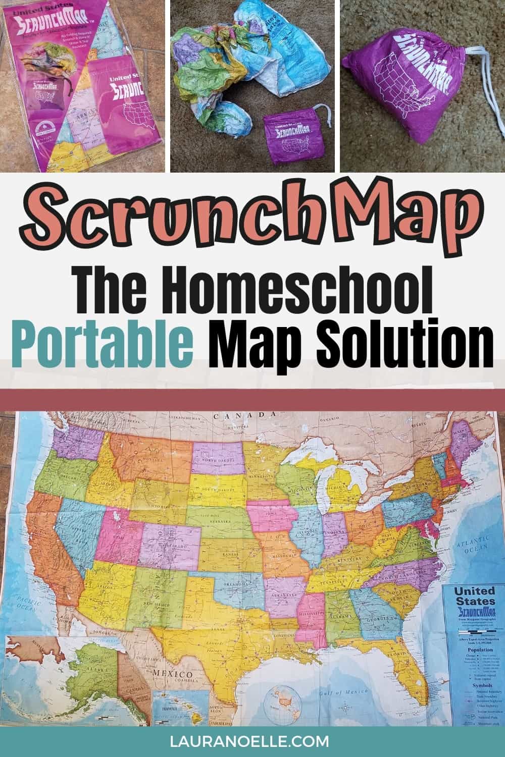 The Portable Homeschool Map Solution: ScrunchMaps
