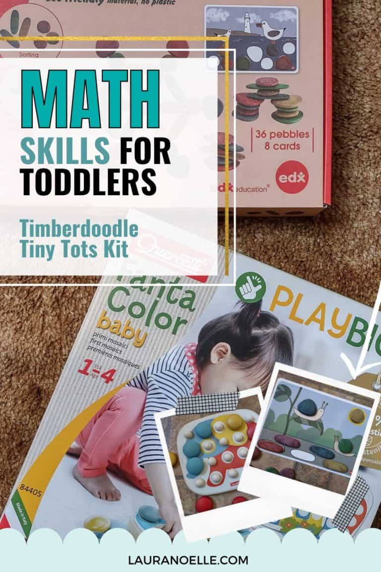 Math Skills for Toddlers || Timberdoodle Tiny Tots Kit