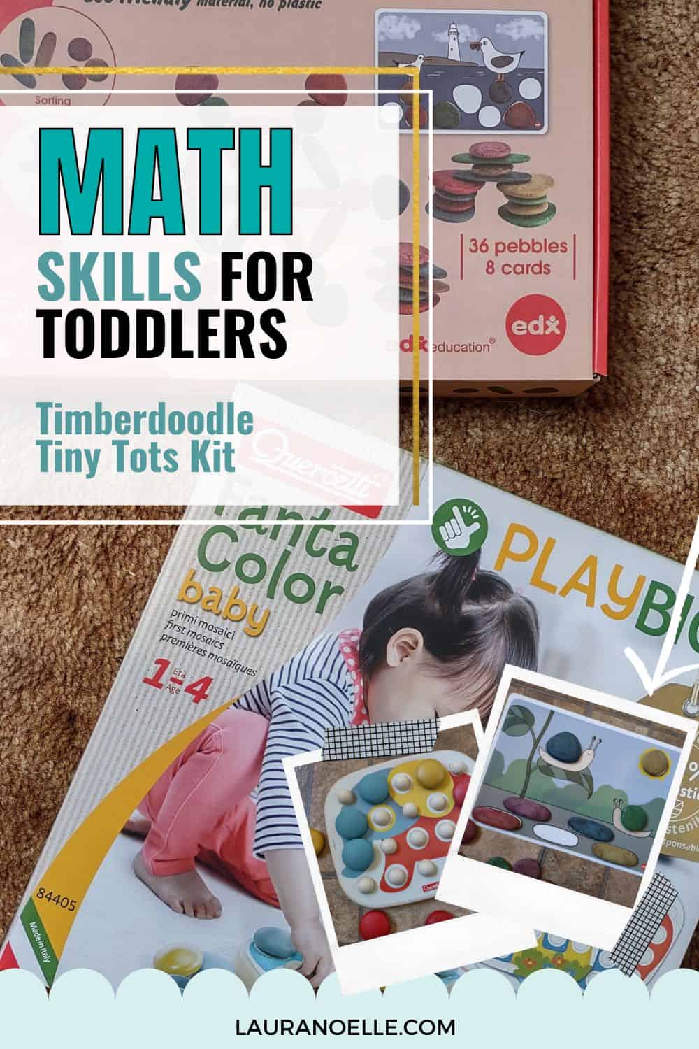 Math Skills for Toddlers || Timberdoodle Tiny Tots Kit