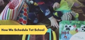 How We Schedule Tot School || Day in the Life with Timberdoodle ...