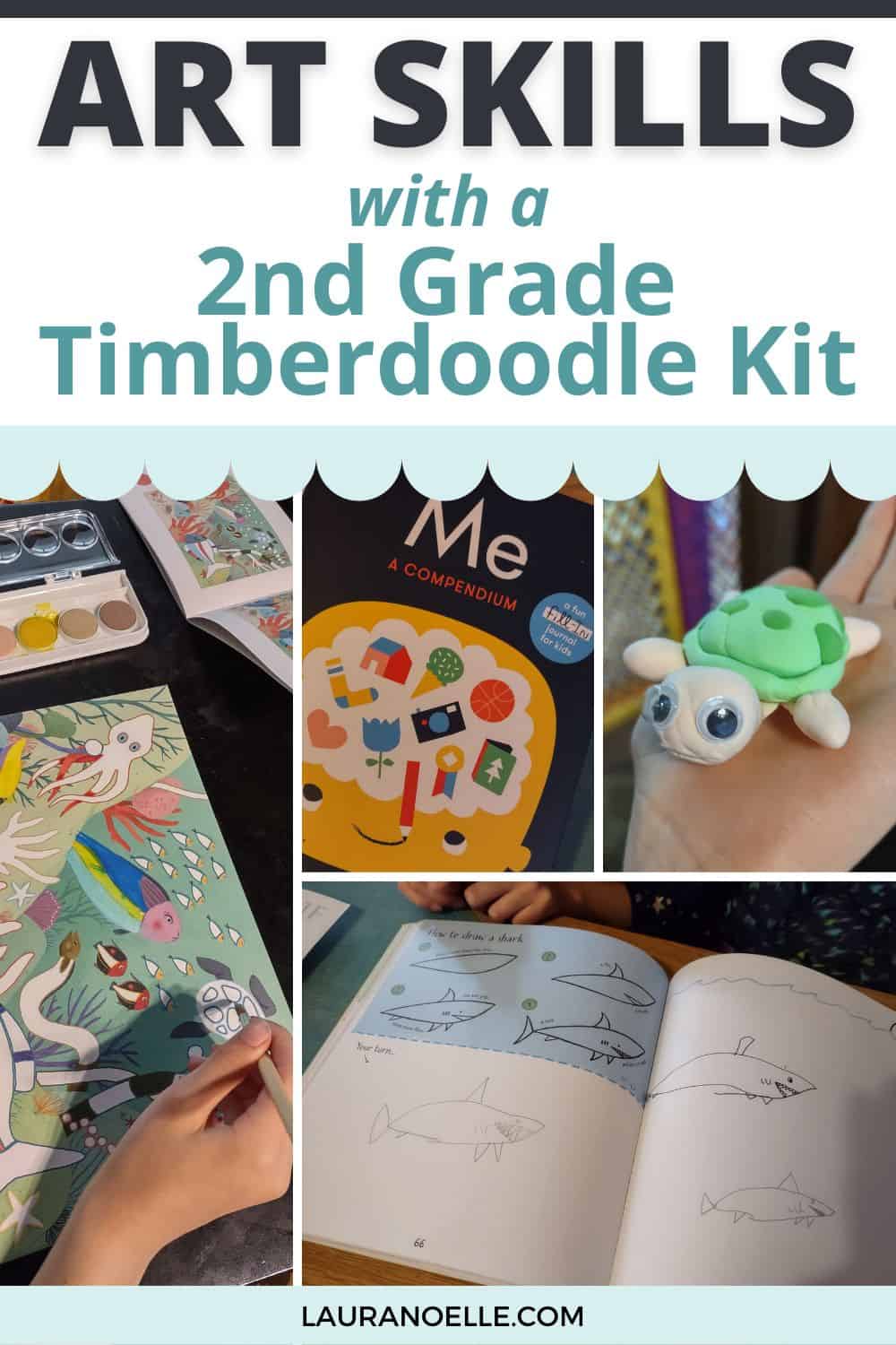 Art Skills for 2nd Grade || Timberdoodle Curriculum Kit Review